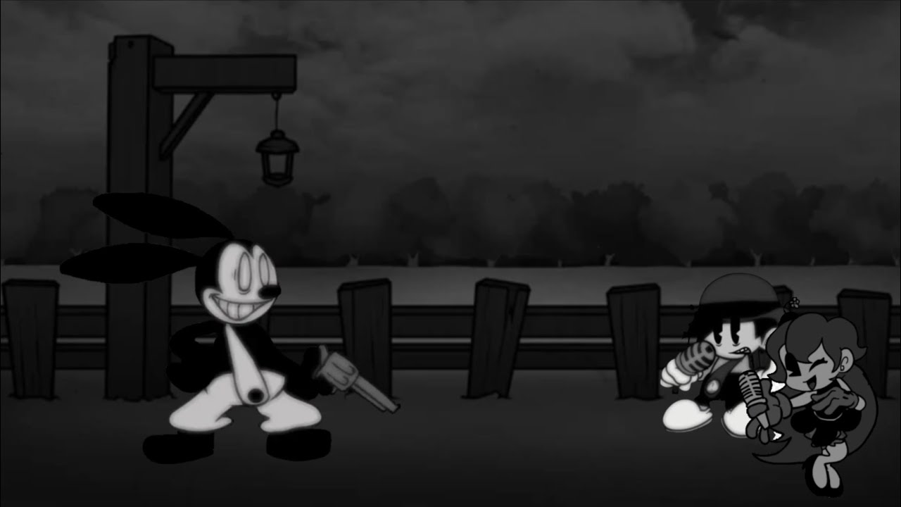 FNF Untold Loneliness but Oswald vs BF & GF - YouTube