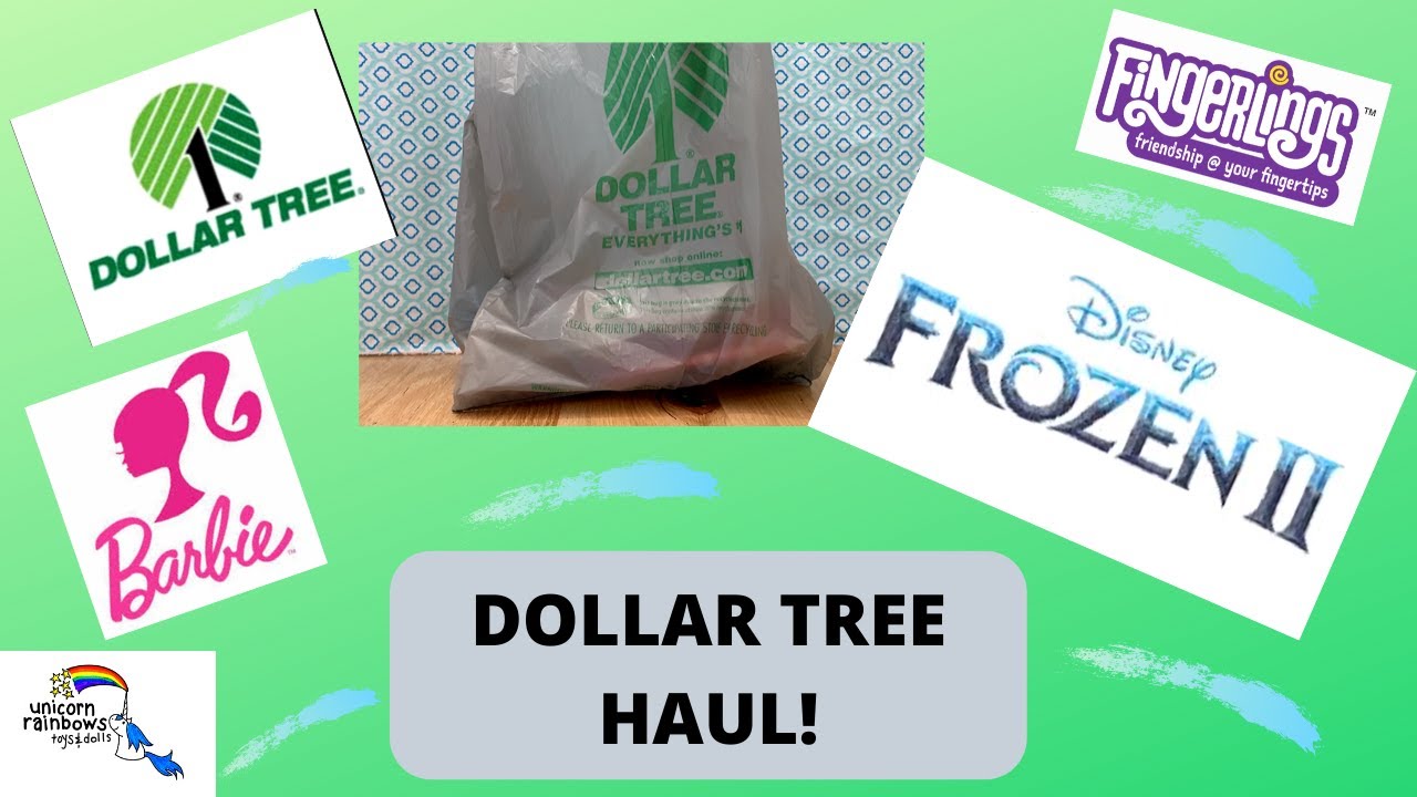 Dollar Tree Toy Haul! Frozen 2, Barbie, and Fingerlings! - YouTube