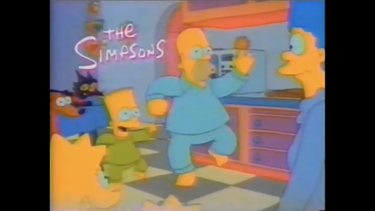The Simpsons Fox Promo (1992): “Homer Alone“ (S03E12) (30 second) 2nd ...