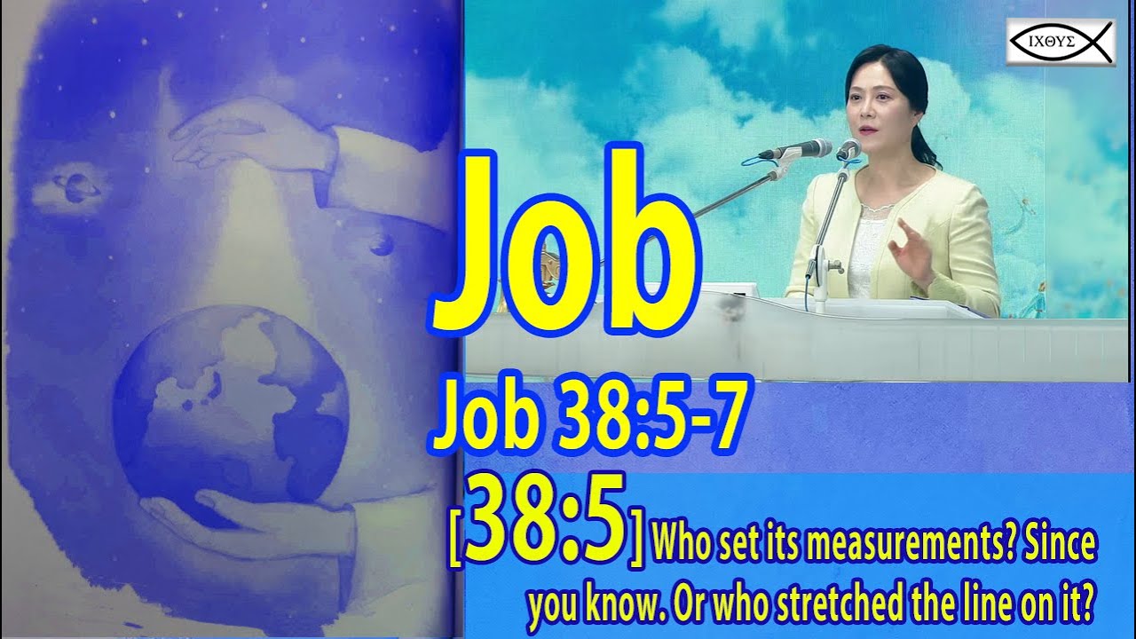 (En)Lecture on job 116🌿The God's answered Job questions🌿/Job 38:5-7 ...