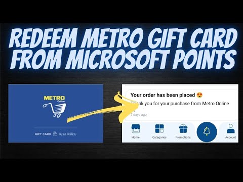 Redeem Your Metro Gift🎁 from Microsoft Rewards Points | step by step ...