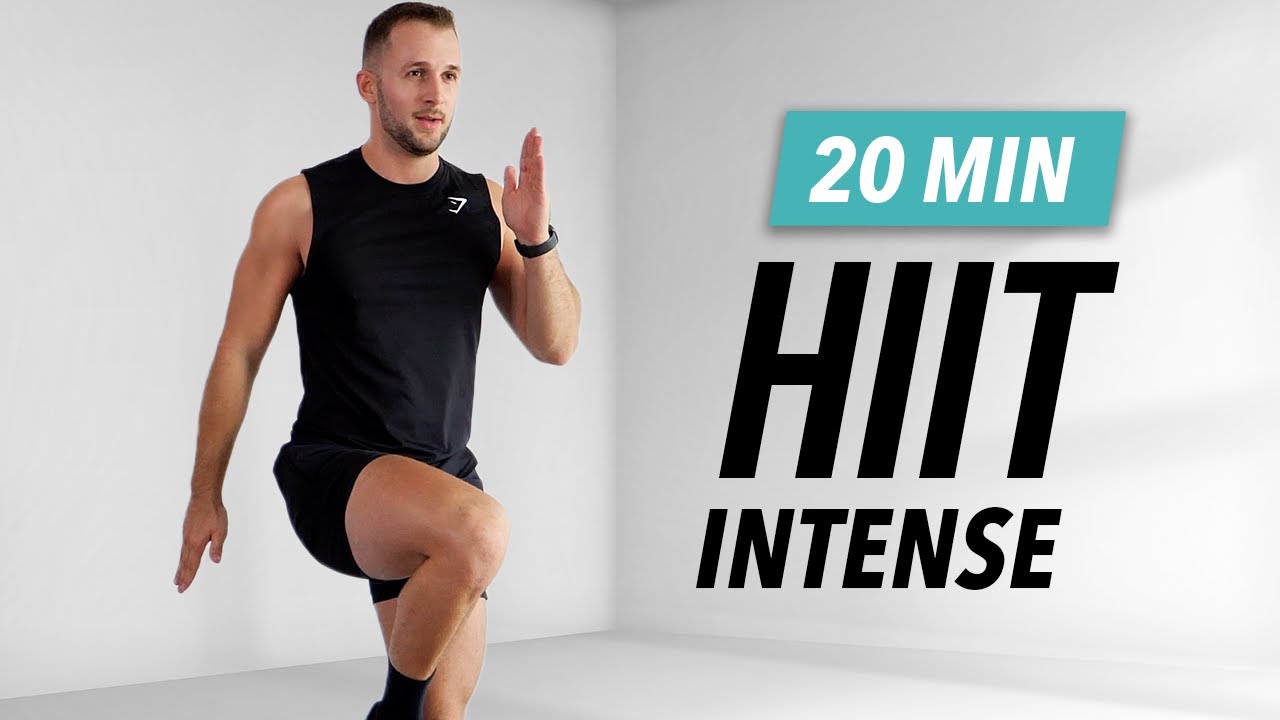 20 Min Intense HIIT Workout For Fat Burn - Full Body Workout At Home ...