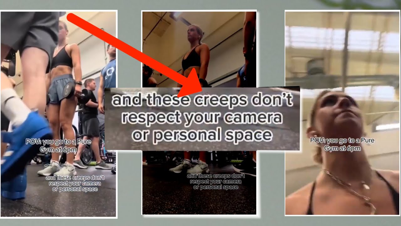 She Was The Real Gym Creep Youtube