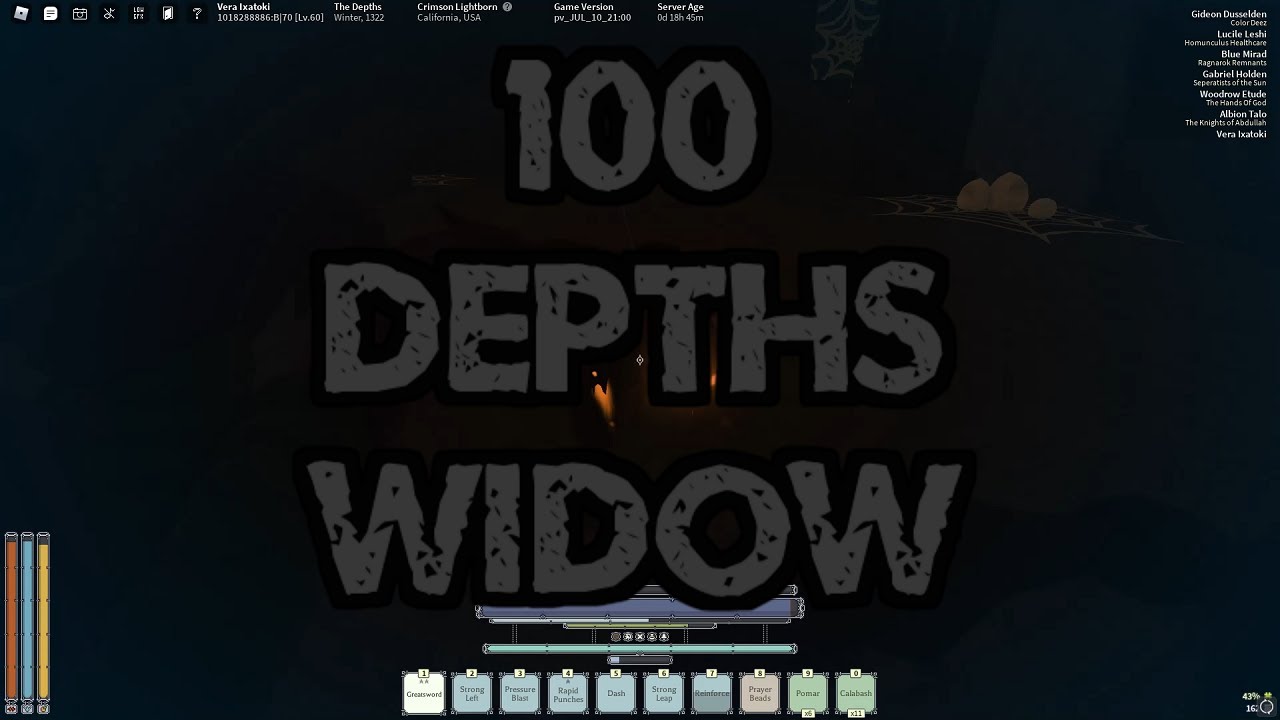 Deepwoken | I got THIS from 100 Widows (Depths) - YouTube