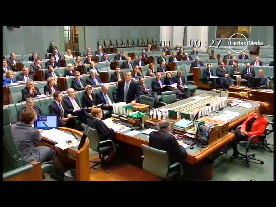 Tony Abbott Ejected From The House Under Standing Orders 94A - YouTube