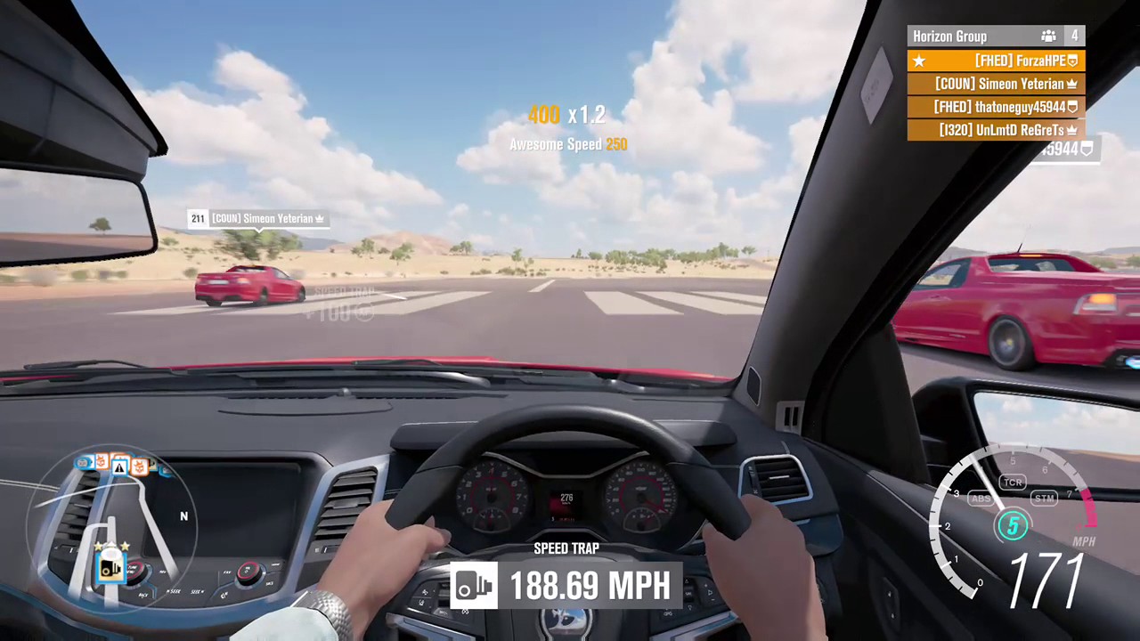 FH3 | HPE750 HSV Burnout! - YouTube