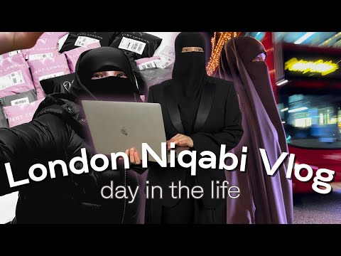 Niqabi Vlog Living Working in London | Muslimah Mum Working from Home & Office in London