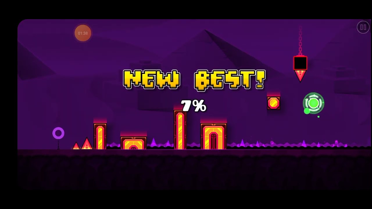 Playing geometry dash ( no Win) - YouTube