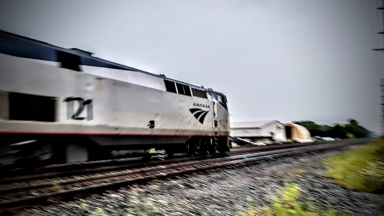 Amtrak 49 Lake Shore Limited at MP329 in Archbold OH with nice crew ...