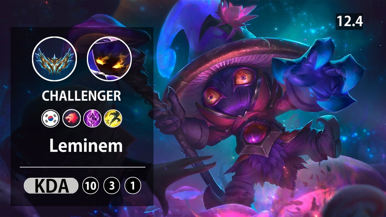 롤 챌린저 미드 베이가 " Leminem " // LOL MID Veigar KR Challenger | Patch 12.4 ...