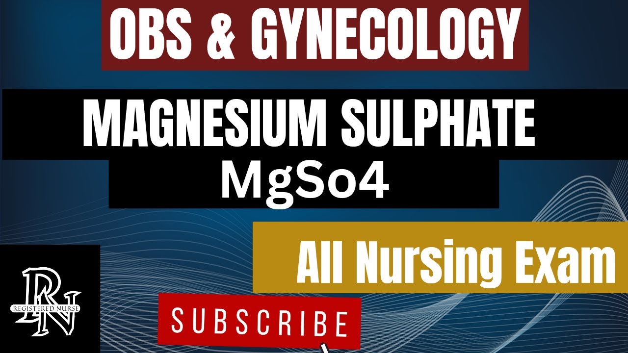 Magnesium Sulfate Solution