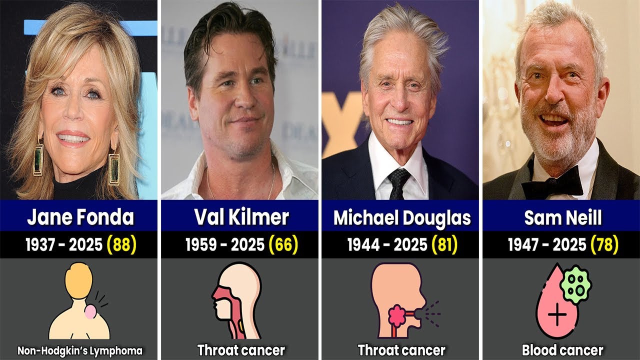 20 Famous Actors Nearing Death from Cancer | Then and Now 2025 | Then ...