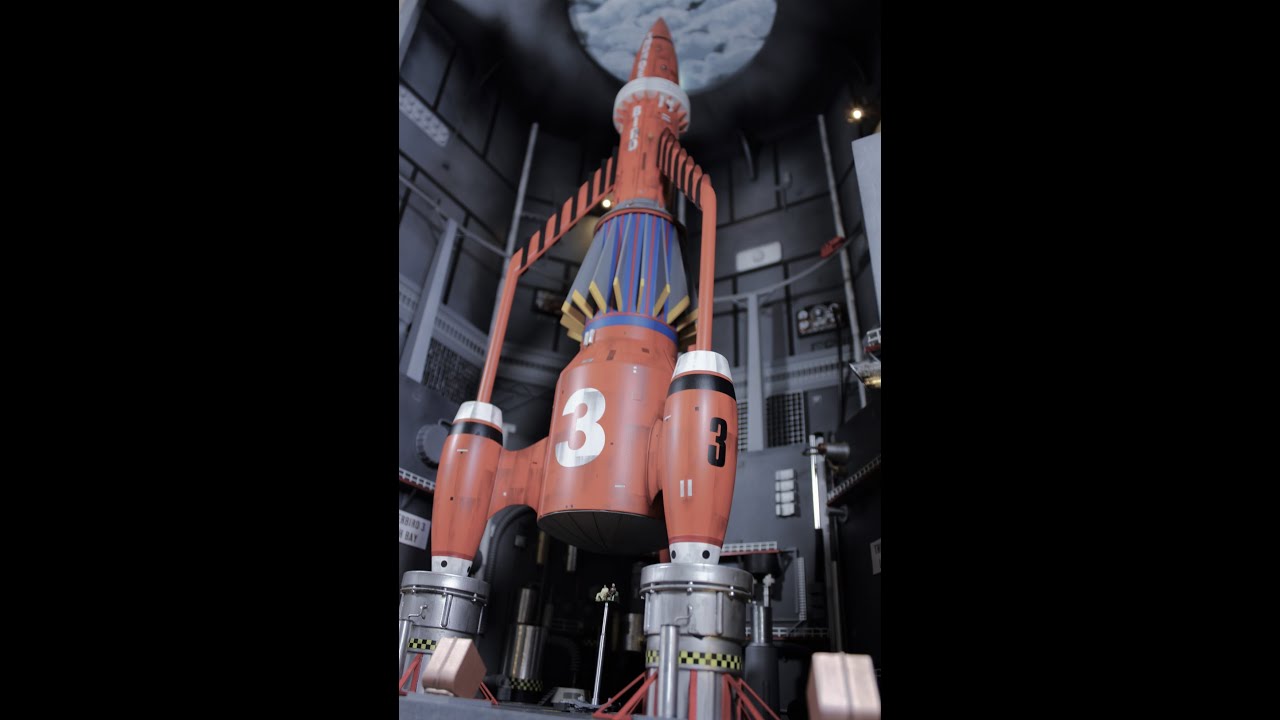 Scratch build replica of the THUNDERBIRD 3 Launch bay silo - YouTube
