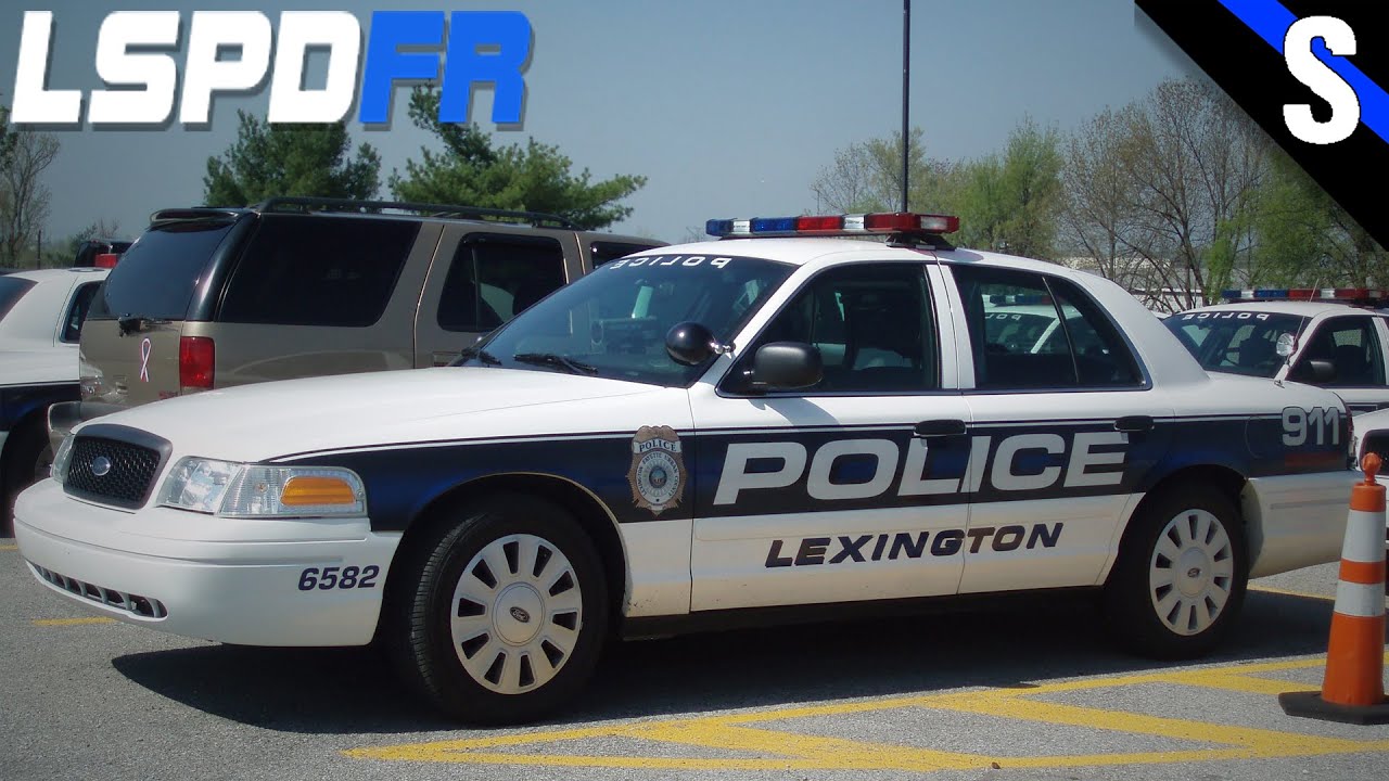 GTA V LSPDFR #142 Lexington Police Slicktop Ford Crown Victoria Police ...