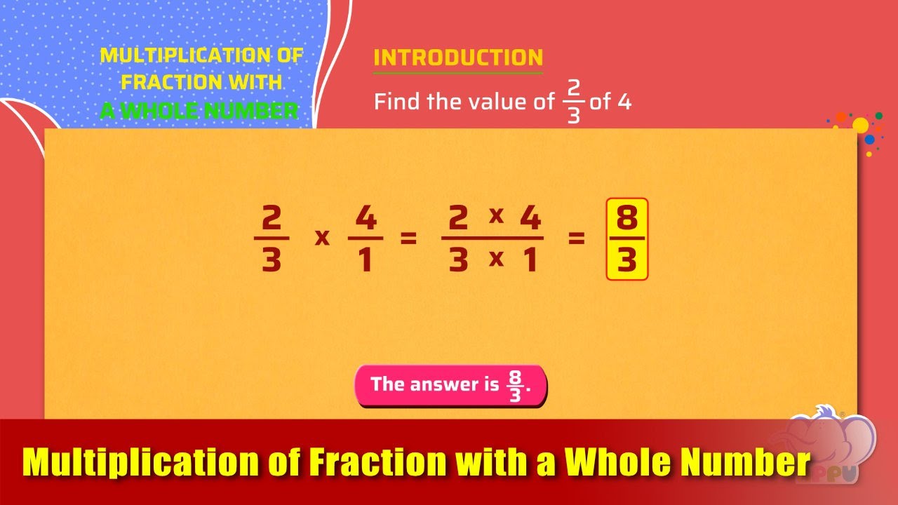 G4 - M21 - Intro - Multiplication of Fraction with a Whole Number |Appu ...