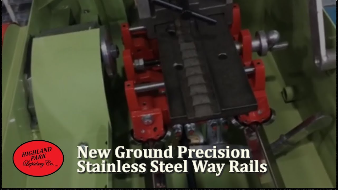 New Ground Precision Stainless Steel Way Rails - YouTube