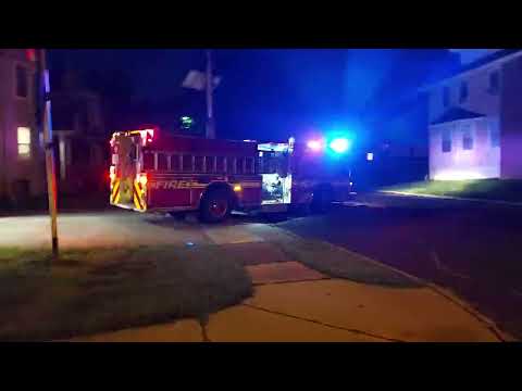 Clifton, NJ Engine 1 responding to a call 8-10,23 - YouTube