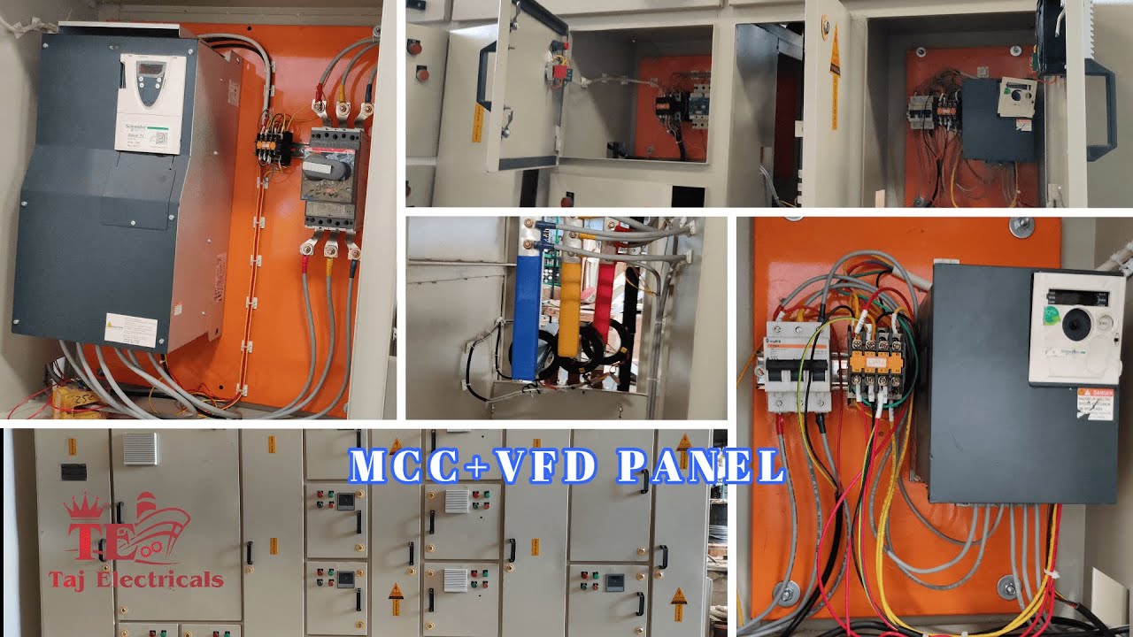 MCC + VFD PANEL , TAJ ELECTRICAL - YouTube