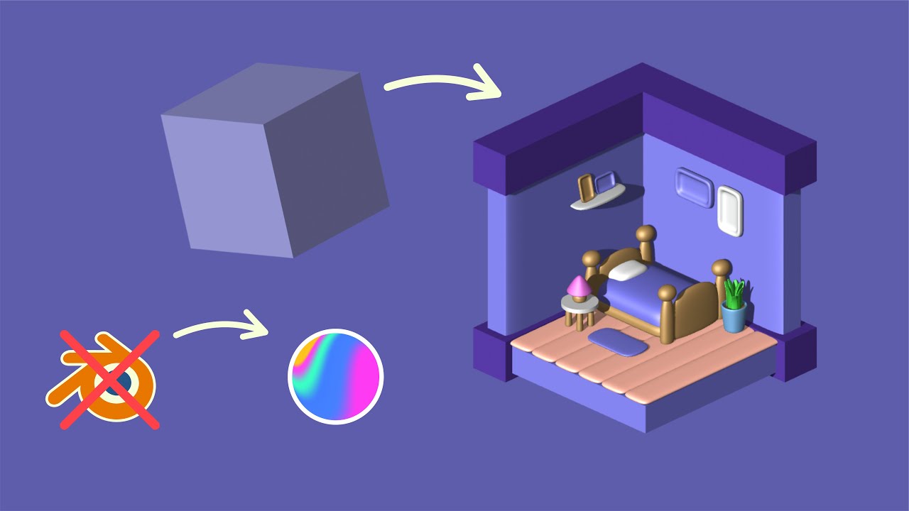 3D MAKING TUTORIAL | HOW TO CREATE ISOMETRIC 3D PART 1 - YouTube