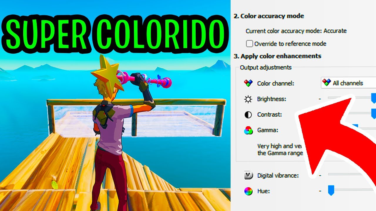 Como Deixar Seu Fortnite (SUPER COLORIDO) - YouTube