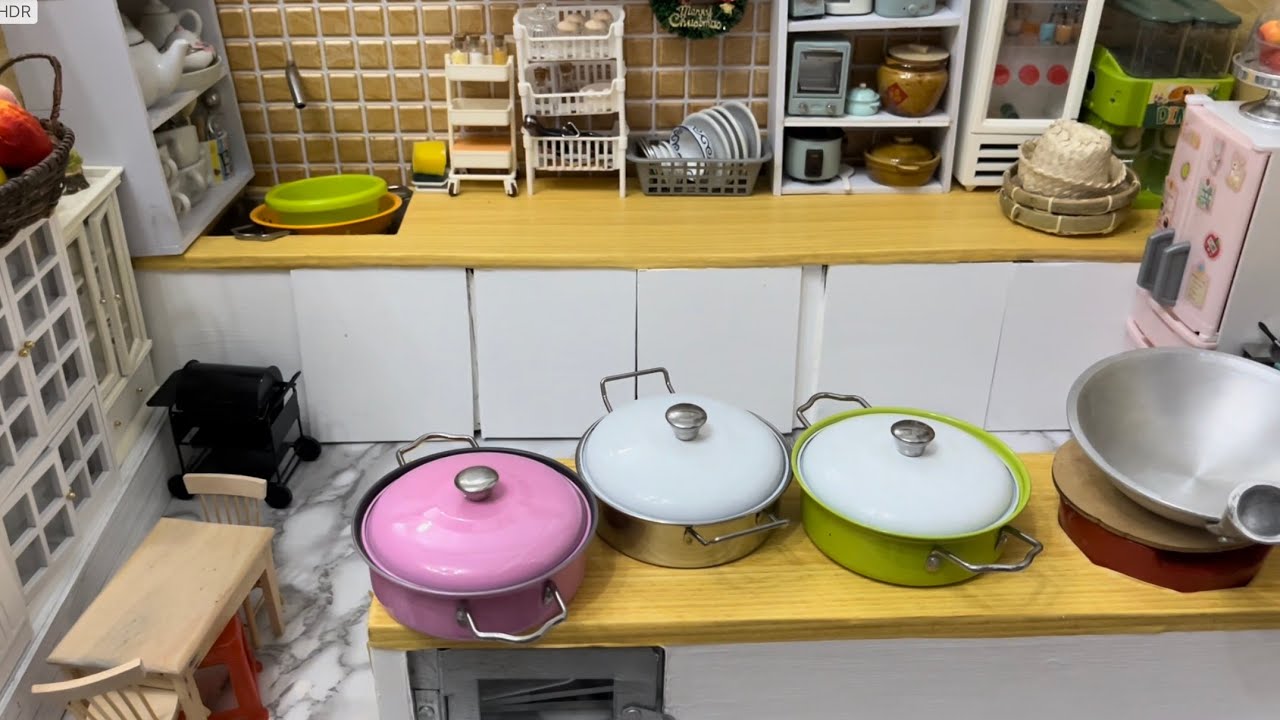 SIMULATION COOKING/ MINI KITCHEN/ MINI COOKING/ MINIATURE KITCHEN ...