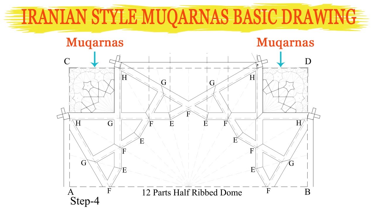 Learning Muqarnas Basic Drawing | Traditional Architecture - YouTube