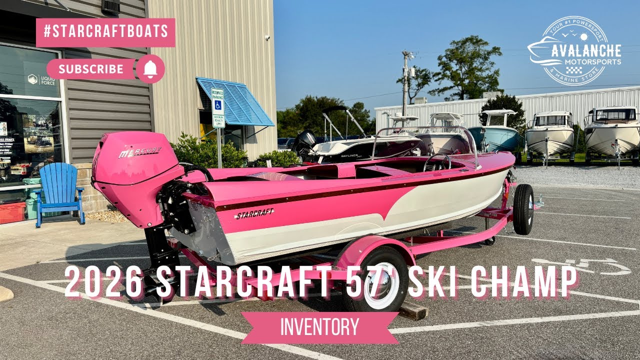 2026 STARCRAFT 57' SKI CHAMP | INVENTORY AT #AVALANCHEMOTORSPORTS - YouTube