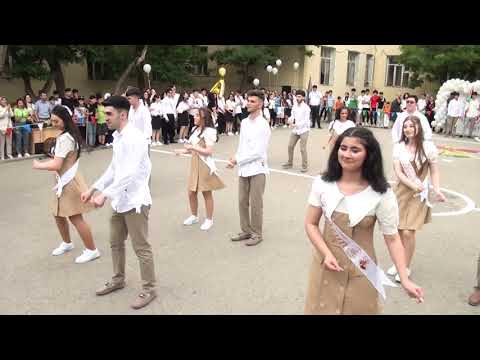 11 b sinif şagirdlərinin flaşmob (son zəng)