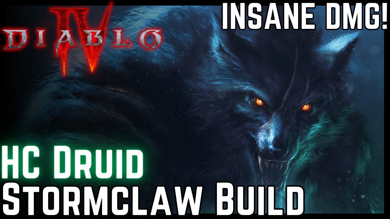Diablo 4 - HC STORMCLAW Druid Build! Complete Domination! [Season 2 ...