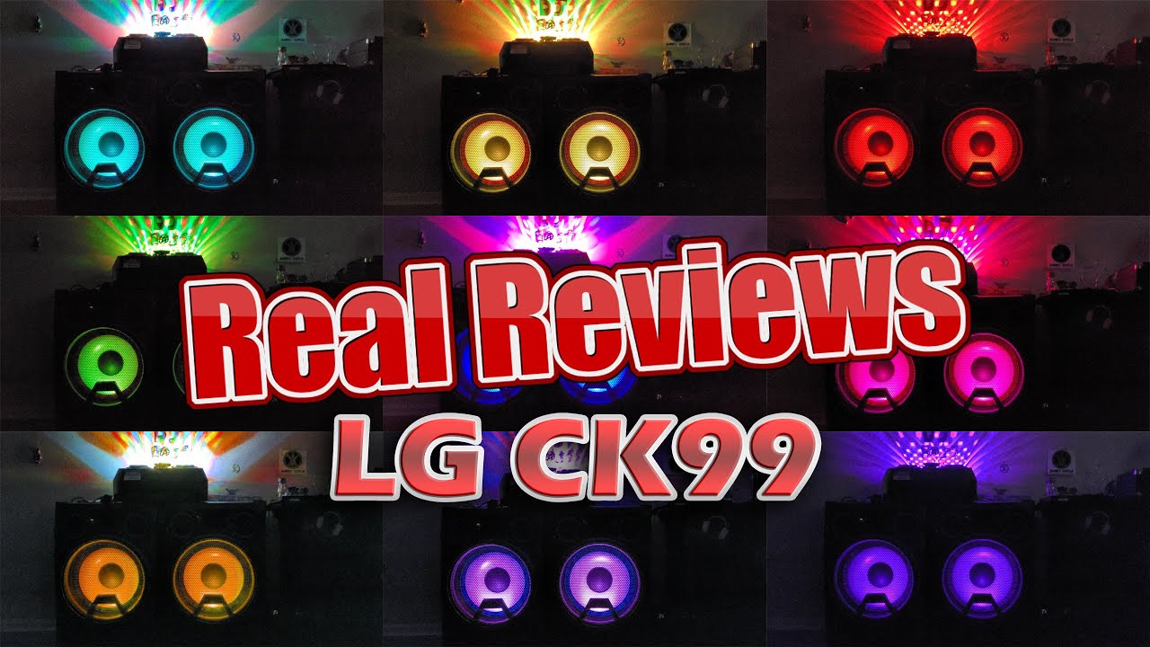 LG CK99 Super Party / DJ Bass Speaker Extended Real Review - YouTube