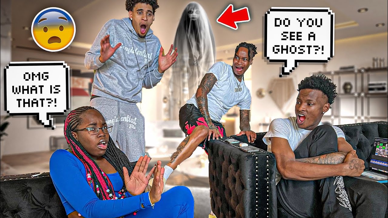Randomly Getting Scared To See The Gang Reaction * Hilarious Reaction ...