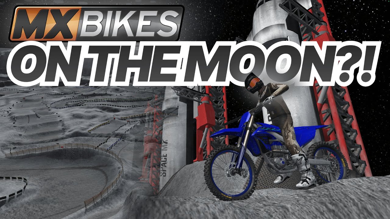 Riding on the MOON in MX Bikes!! FREE track review, The Moon Hole - YouTube