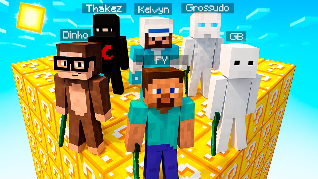 Cubão de lucky block em 2025.. - YouTube