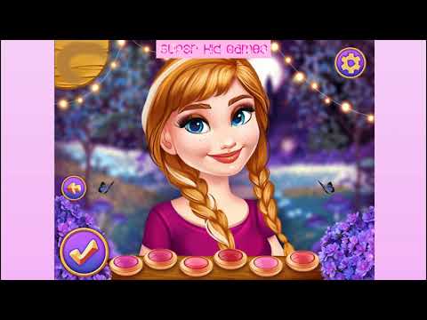 Kız Makyaj ve Giydirme | Çizgi Film Oyun | Girl Hair Style Make Up Dress Up | Cartoon Game #9