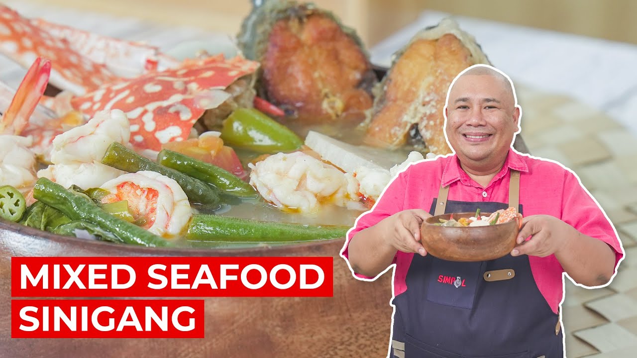 Mixed Seafood Sinigang Recipe - YouTube