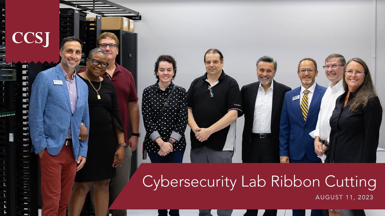 Cybersecurity Lab Ribbon Cutting Ceremony - YouTube