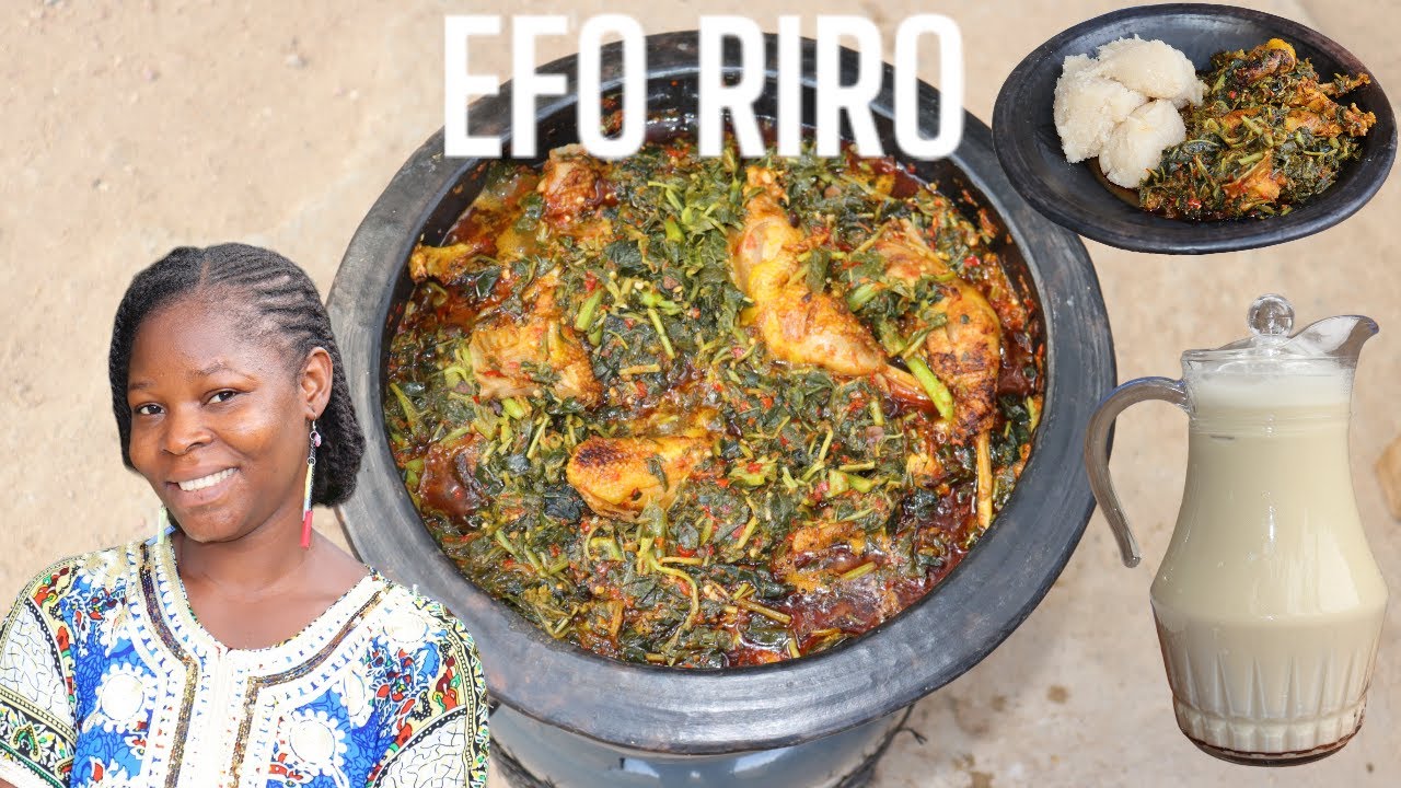 HOW TO MAKE EFO RIRO DELICIOUS CHICKEN VEGETABLE STEW SOUP!! | COOKING ...