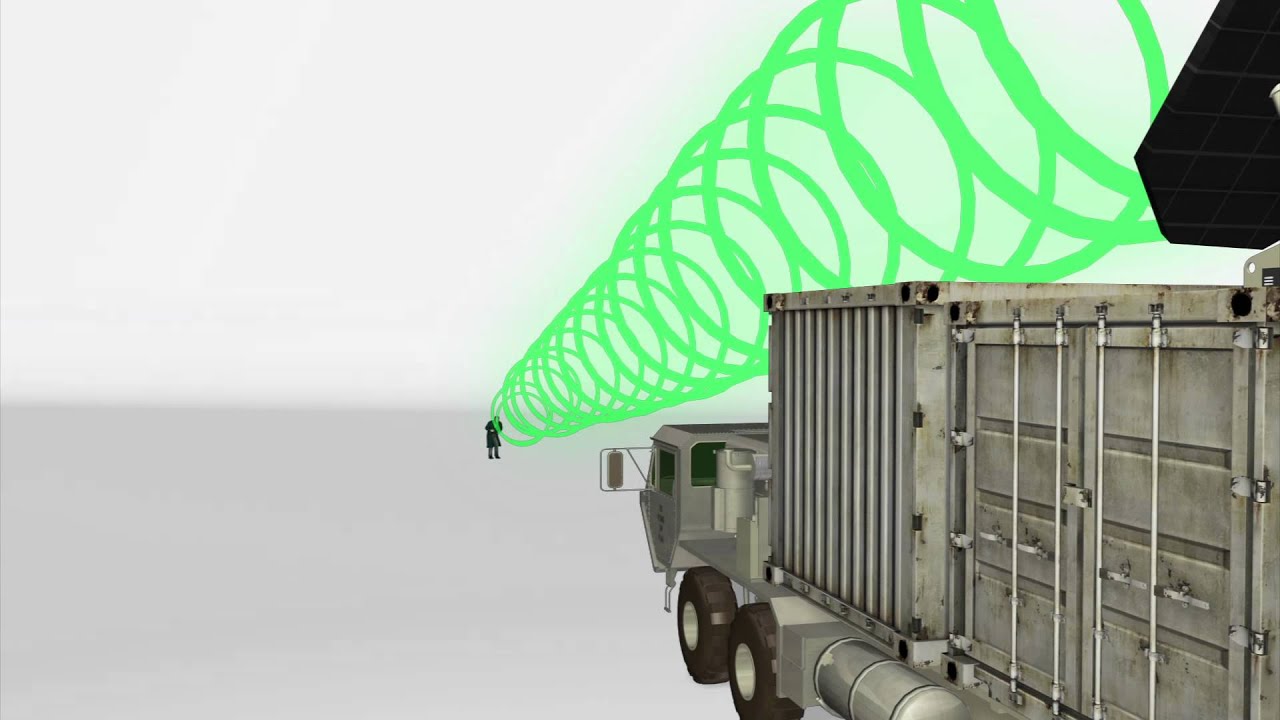 US military unveils non-lethal heat ray - YouTube