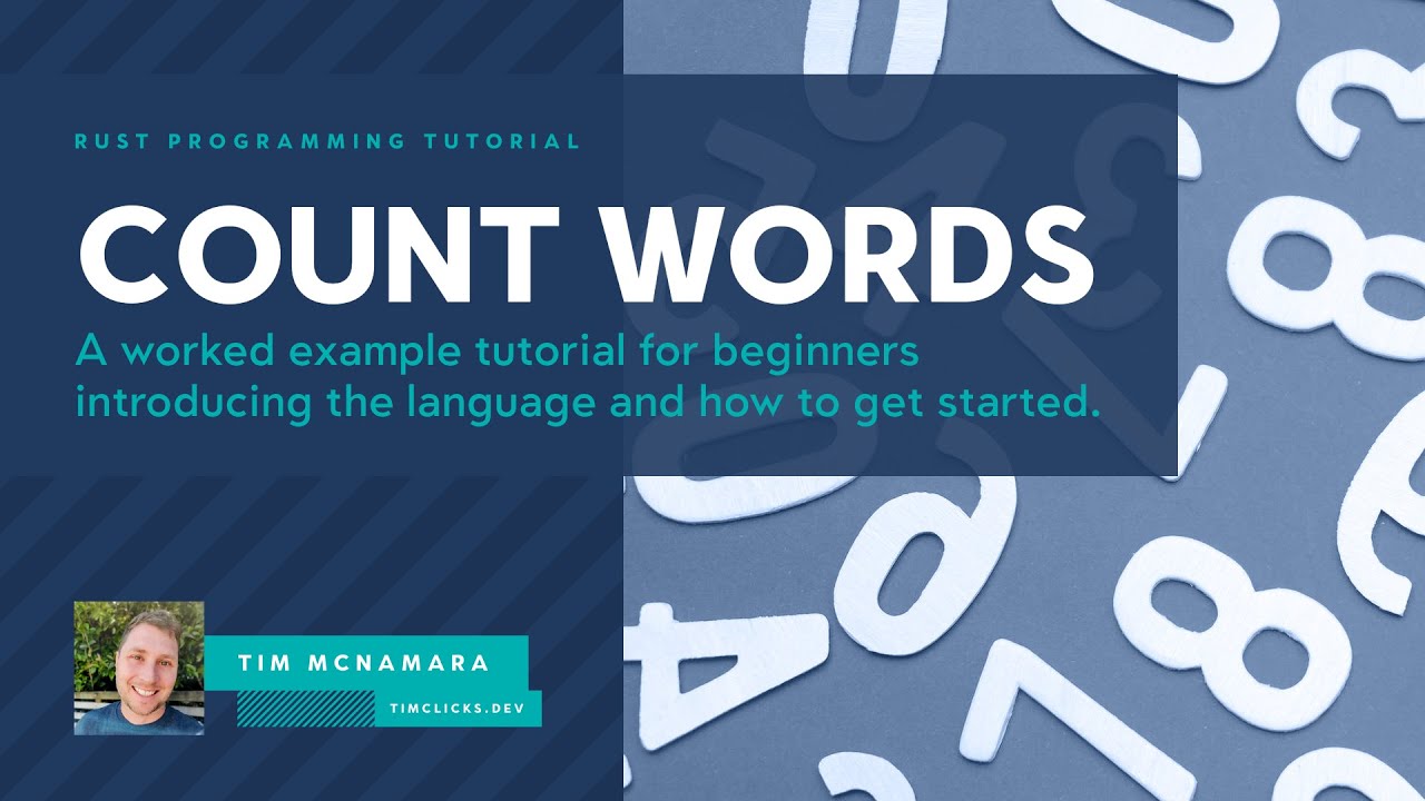 Beginner Rust Tutorial: Word Counting - Learning Rust Creatively - YouTube