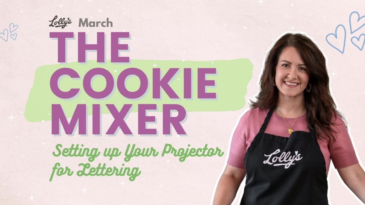 THE MIXER: How To Set up Your Projector for Lettering on Cookies! - YouTube