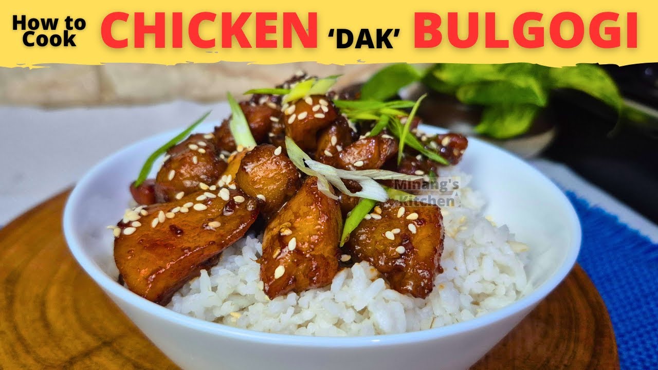 CHICKEN BULGOGI | Dak BULGOGI | Chicken Bulgogi Recipe | EASY Recipe ...