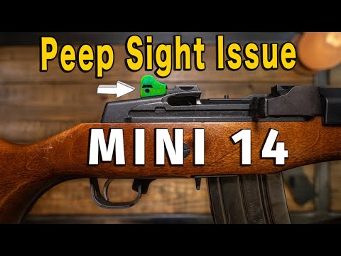 Whats the Best Mini 14 Peep Sight Replacement? - YouTube