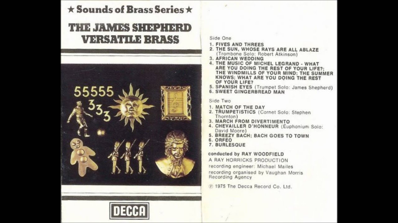 James Shepherd plays on his Trumpet the solo Spanish Eyes JSVB 1975 ...