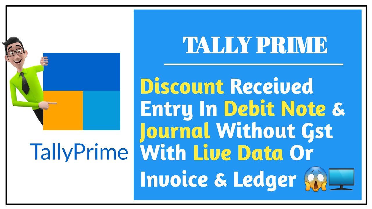 Cash Discount And Trade Discount Entry In Journal & Debit Note | Cash ...