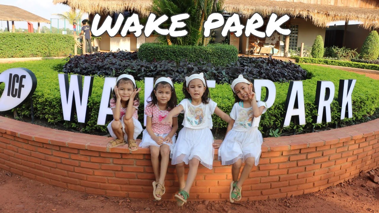 Wake Park in Siem Reap// man made beach and pool ...