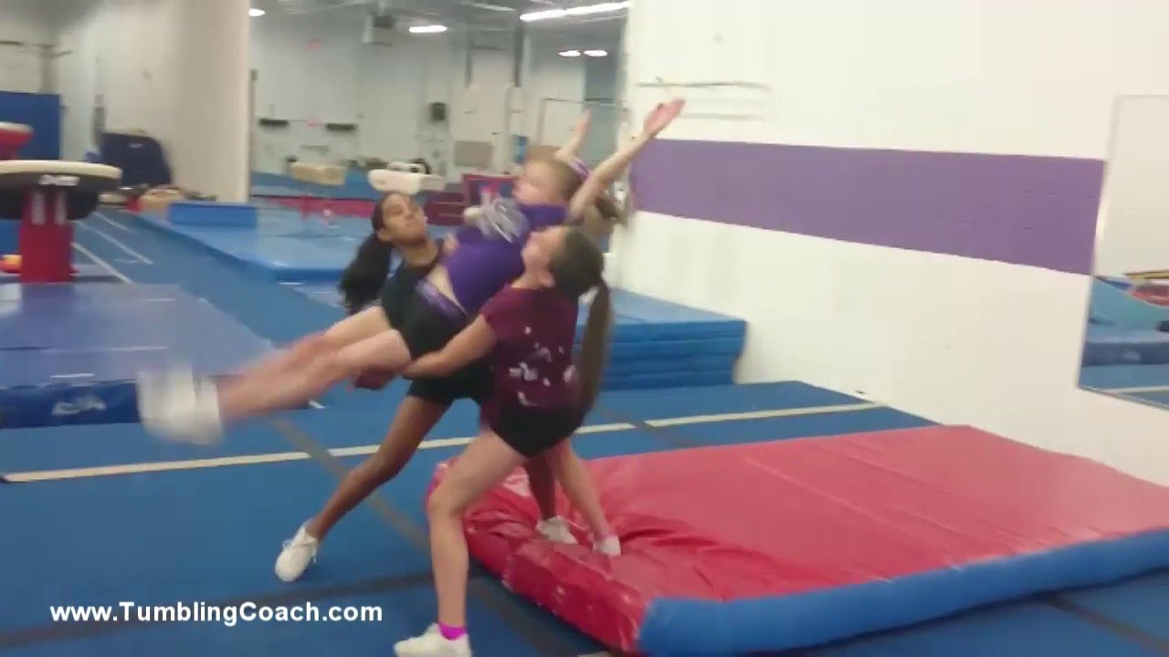 Round Off Backhandspring Drill Without Equipment! - YouTube