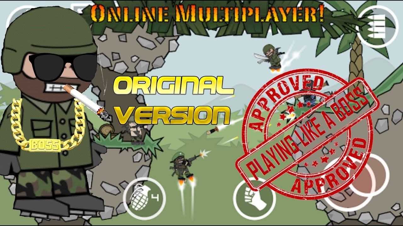 Doodle Army 2: Mini Militia Original Version | Playing Like A BOSS ...