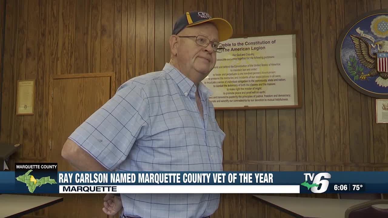 Ray Carlson named Marquette County 2024 Veteran of the Year - YouTube