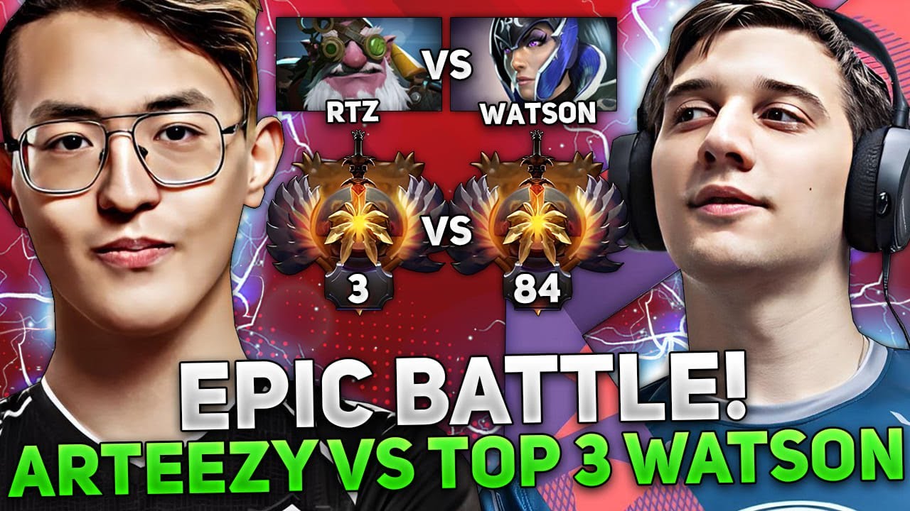 EPIC BATTLE! ARTEEZY vs TOP 3 WATSON DOTA 2! | WHO WILL WIN?! | RTZ ...