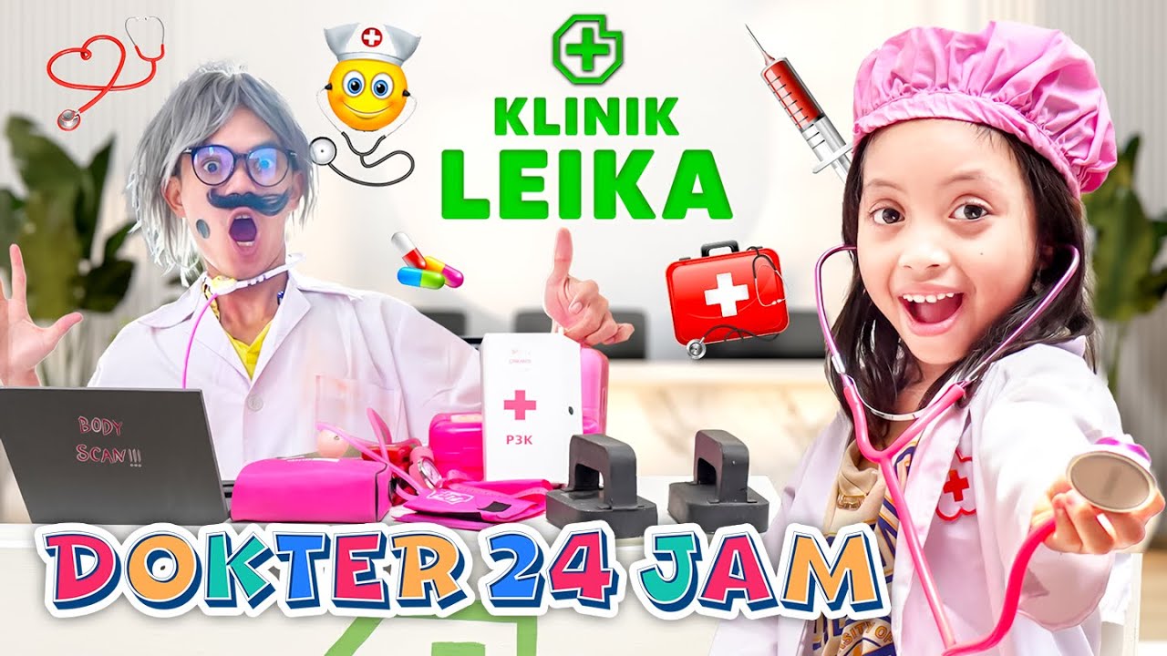 LEIKA JADI DOKTER ANAK LUCU TOMPEL JADI SUSTER KOK GITU ?? - YouTube